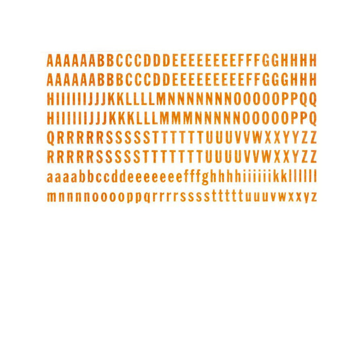 Alphabet & Numbers Block Letters Gold Decal Fused Glass Small – Go Fusing