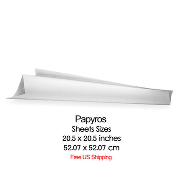 Papros Shelf Paper Roll 5 to 20 Sheets 20.5 inch square Kiln Paper – Go ...